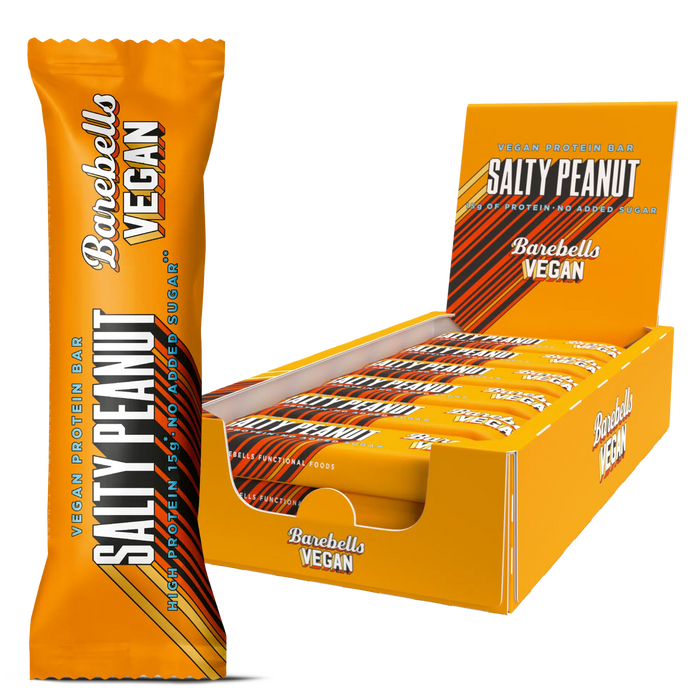 Barebells Vegan Riegel Salty Peanut · 12x 55g — Gigas Nutrition