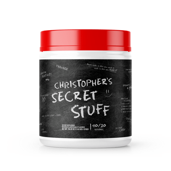 Cbum Christophers Secret Stuff Pre Workout · 520g — Gigas Nutrition