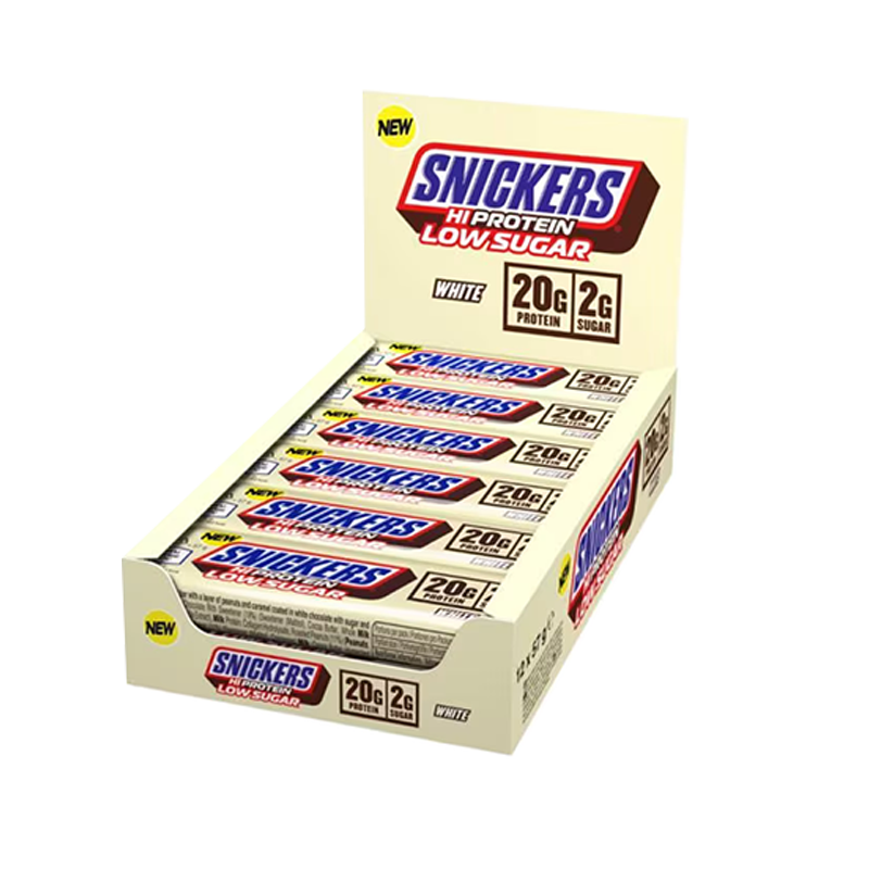 Snickers Hi Protein Bar - Low Sugar White · 12x57g